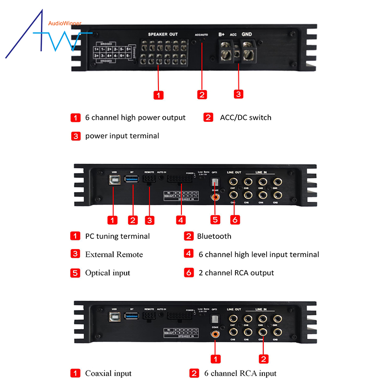 8 Channel Auto Tuning Professional Dsp Car Amplifier from China ...